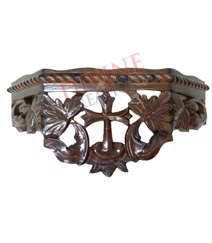 Wood Carving Altar - 15 inches - Divine Creations