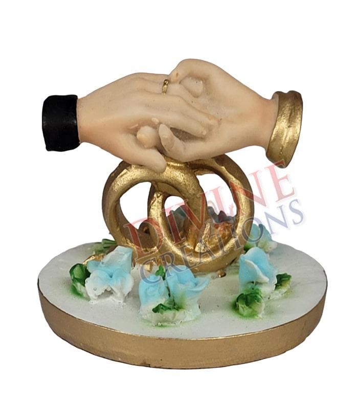 Wedding Memento / Wedding Return Gift - Wedding Ring Figurine - Divine ...
